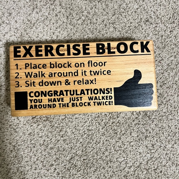 Bigmouth | Other | The Original Exercise Block By Bigmouth Inc Novelty ...